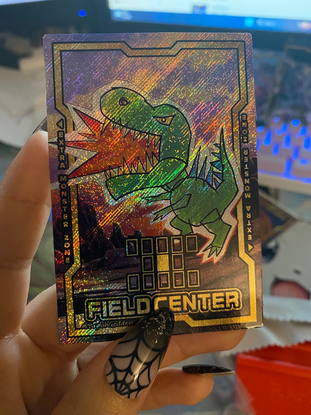 Custom Doodle Beast Field Center Card - Etsy