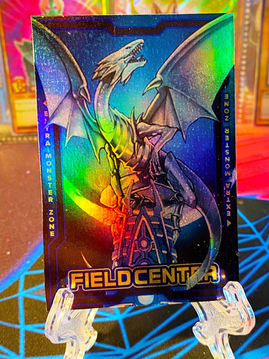 Custom Blue-eyes White Dragon Alt Art Field Center Card - Etsy