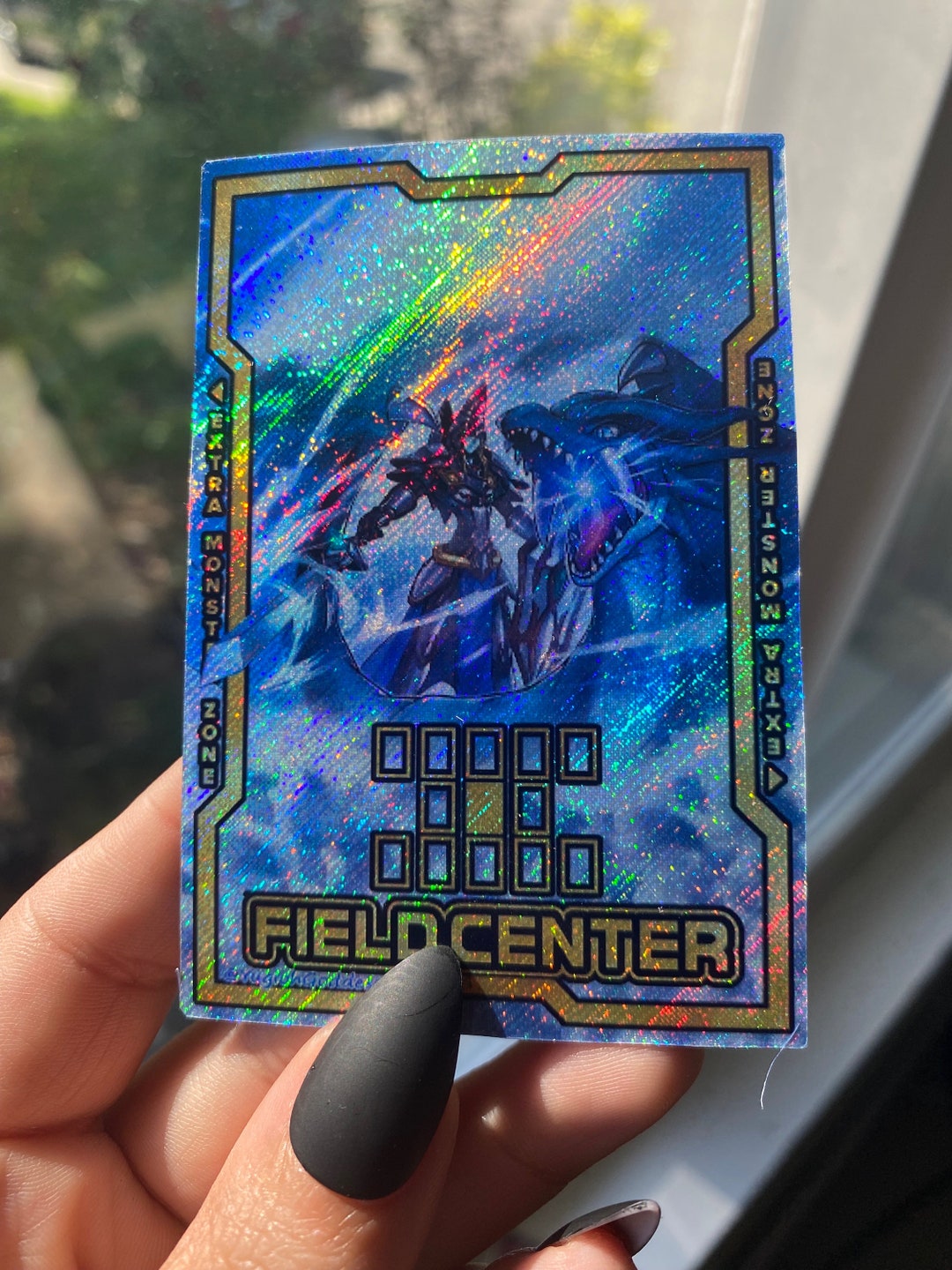 Custom Dark Magician the Dragon Knight Field Center Card - Etsy