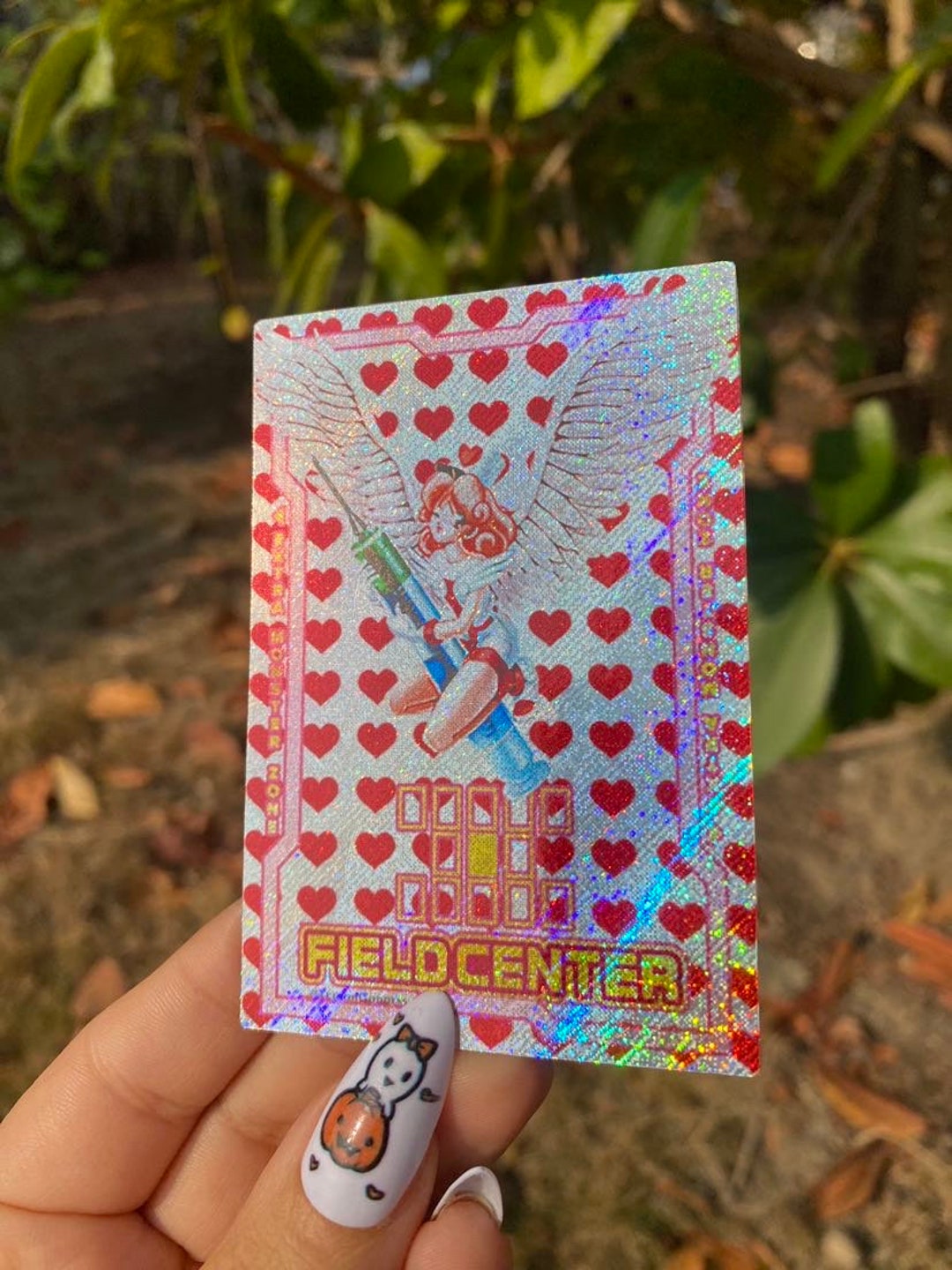 Custom Injection Fairy Field Center Card - Etsy