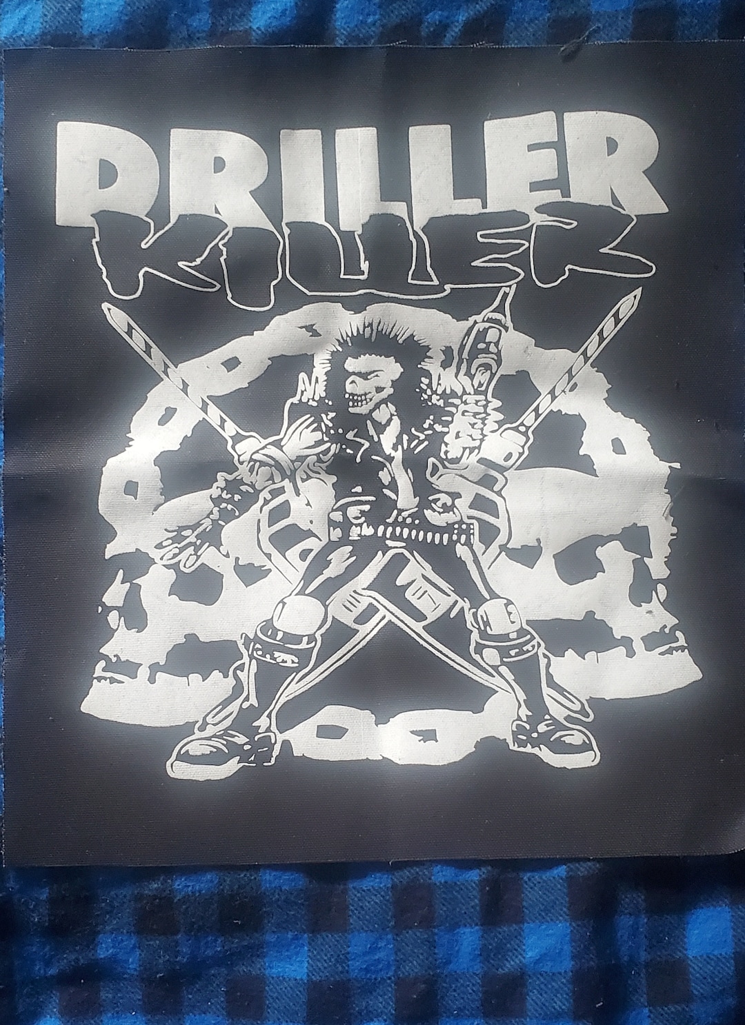 Driller Killer Punk Punkrock Rock Metal Crust Dbeat Backpatch - Etsy