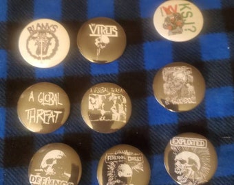 Crust Punk Dbeat Patchesdisclose,antisect,deviated Instinct,his Hero is ...