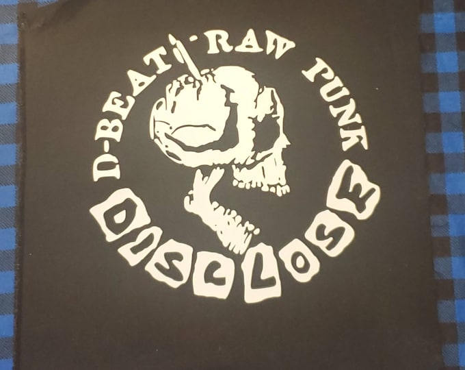 Disclose Dbeat Raw Punk Crust Punk Punk Rock Backpatch - Etsy