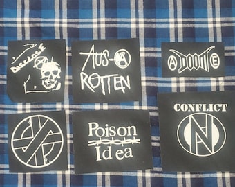 Discharge Punk Backpatch - Etsy