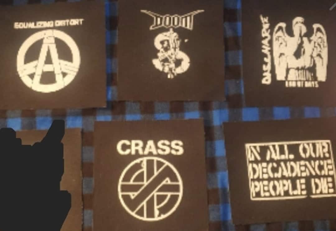 Punk Punkrock Hardcore Crustpunk Metal Dbeat Goth Patches Crass Doom Gauze Discharge - Etsy
