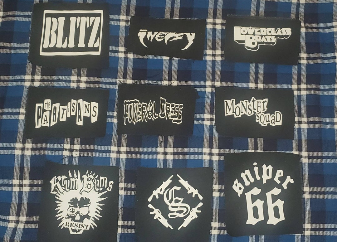 Punk Patches(blitz,inepsy,lower Class Brats,the Partisans,funeral Dress ...