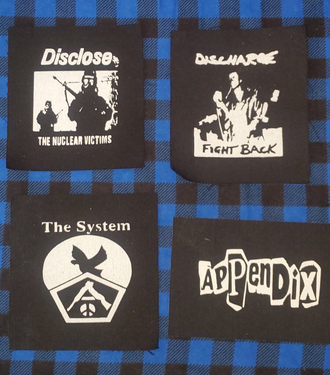 Punk Punkrock Hardcore Crustpunk Metal Dbeat Goth Patches (disclose ...