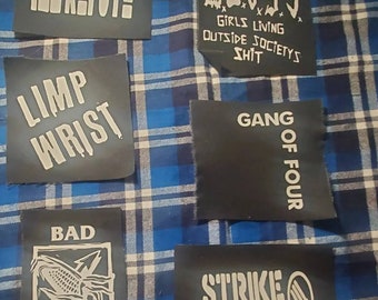 Discharge Punk Backpatch - Etsy