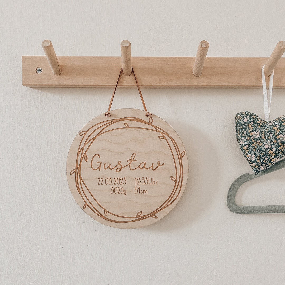 Name Plate for Birth With Birth Details | Birth Sign | Personalized ...