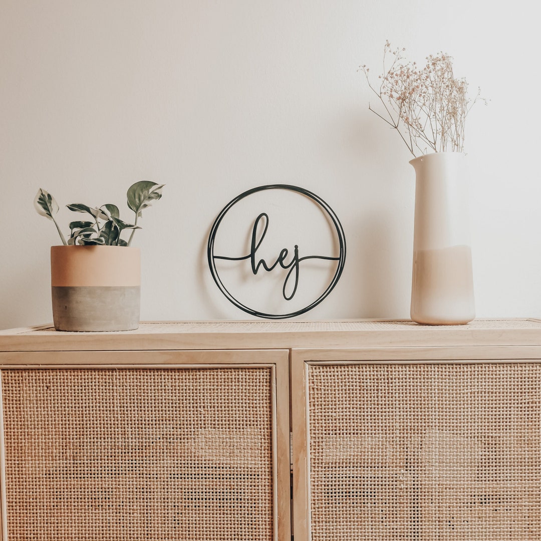 Welcome Door Sign / Door Wreath With Hej Made of Wood / - Etsy