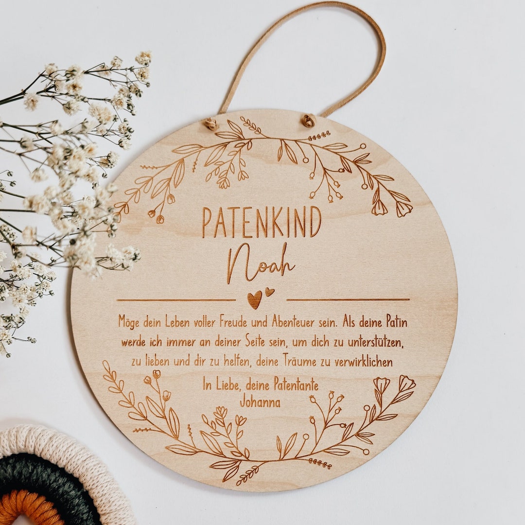 Geschenk Zur Taufe Von Patentante