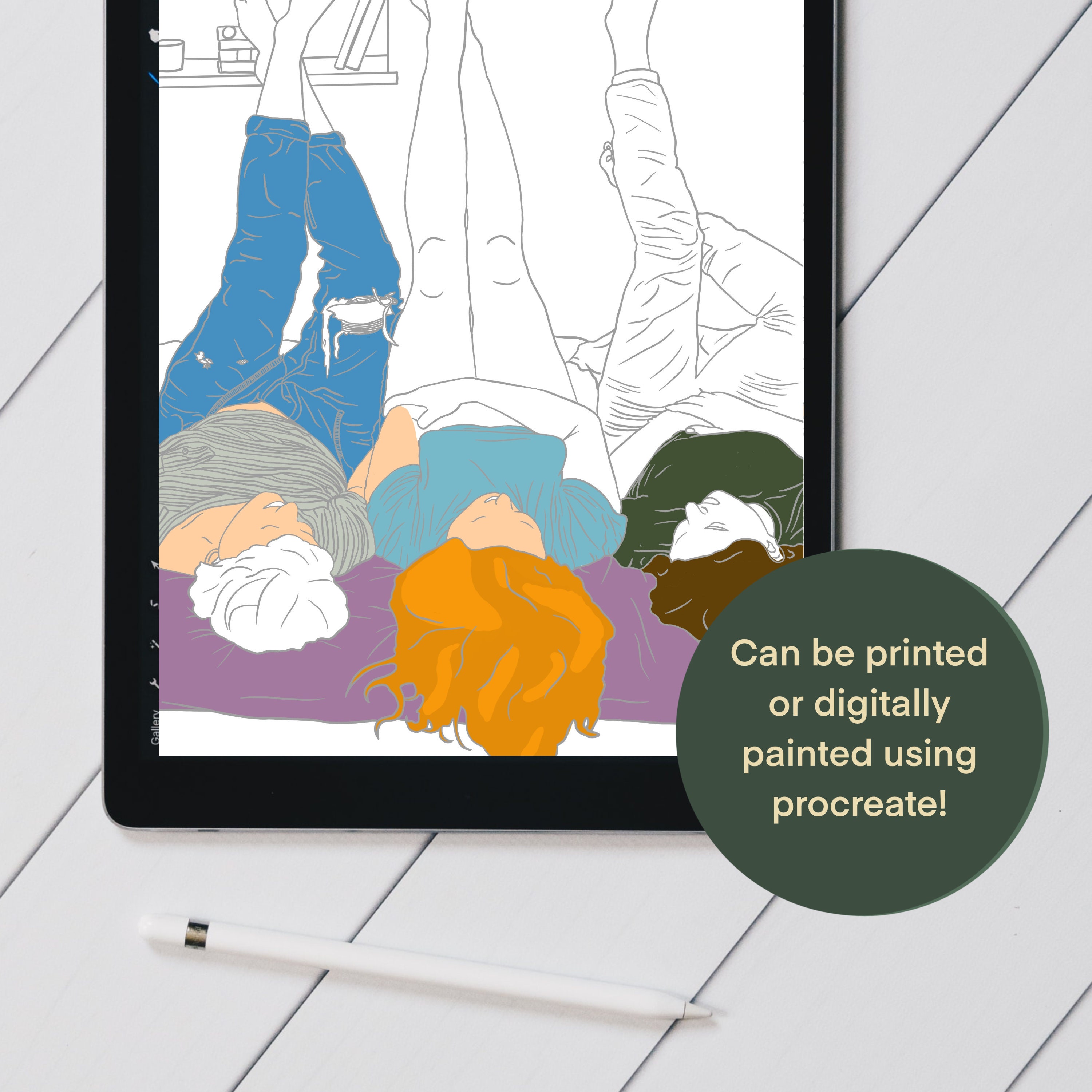 Digital Adult Coloring Page Printable All Ages Downloadable - Etsy ...