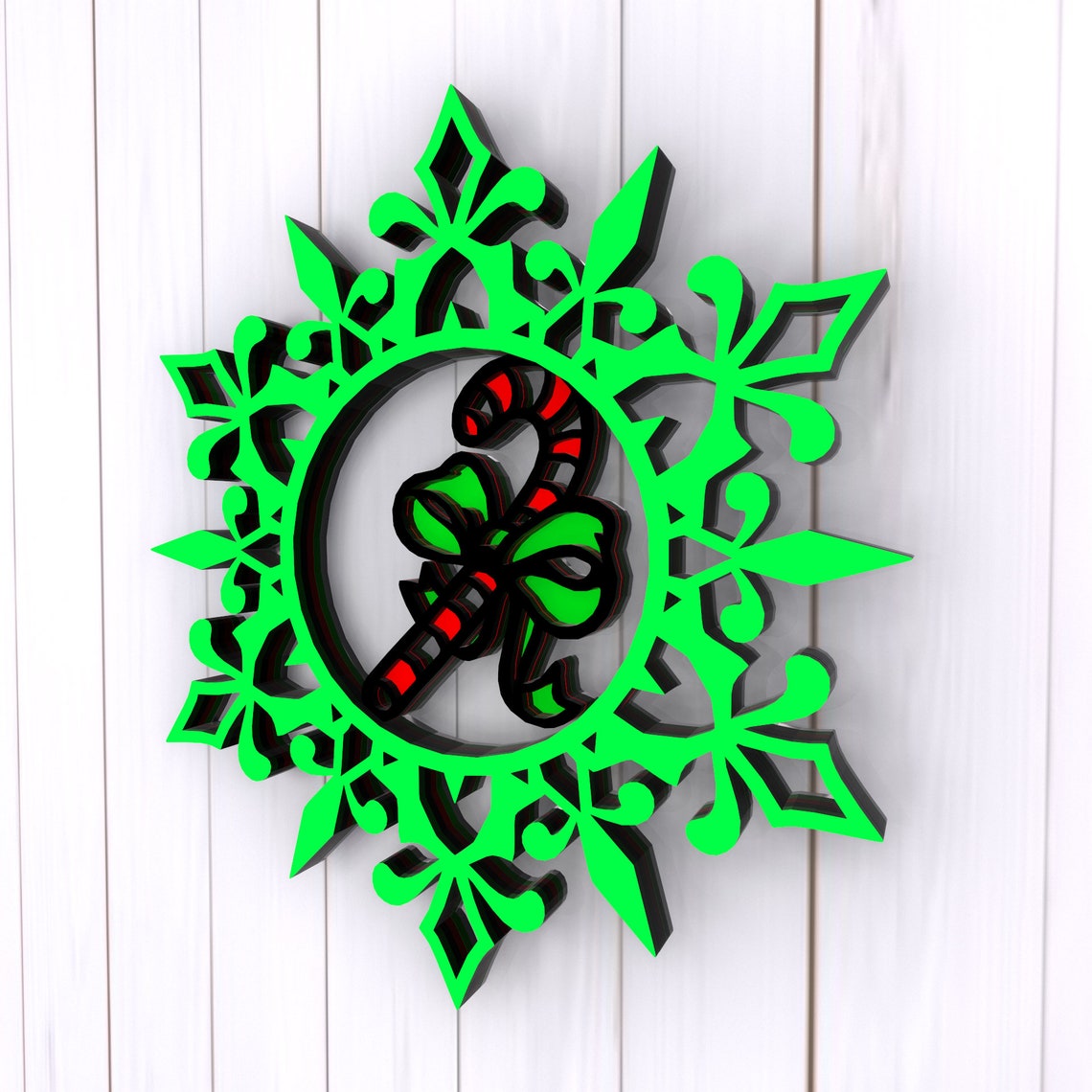 Christmas Snowflakes 3D Mandala Svg Files Multilayer Panel | Etsy