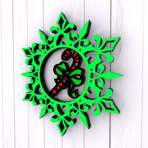 Christmas Snowflakes 3D Mandala Svg Files, Multilayer Panel for Laser ...