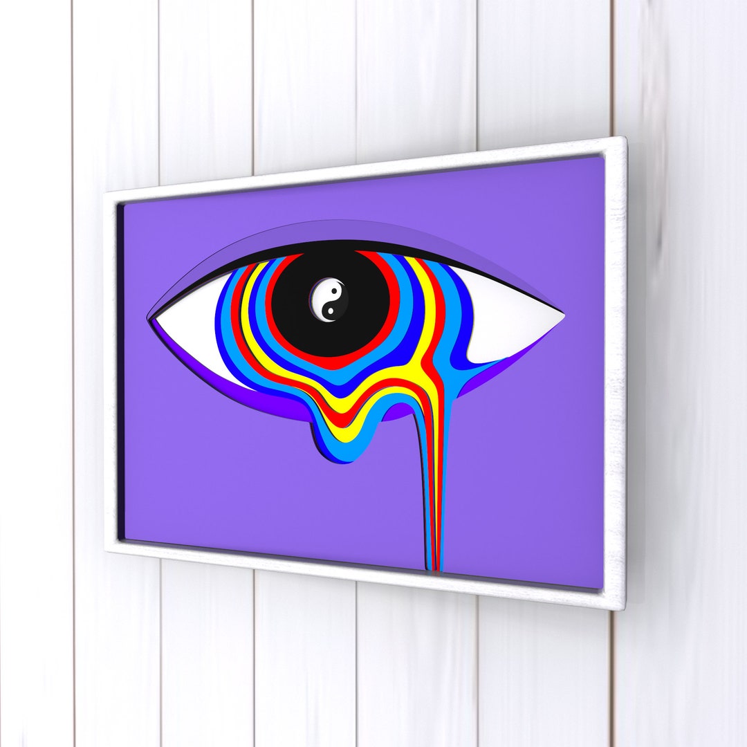 Eye Capture 3D Mandala Svg, Multilayer Panel for Laser Cutting, SVG ...