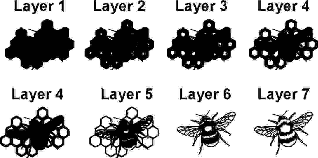 Abejas en panales 3D Mandala svg archivos Panel multicapa - Etsy México