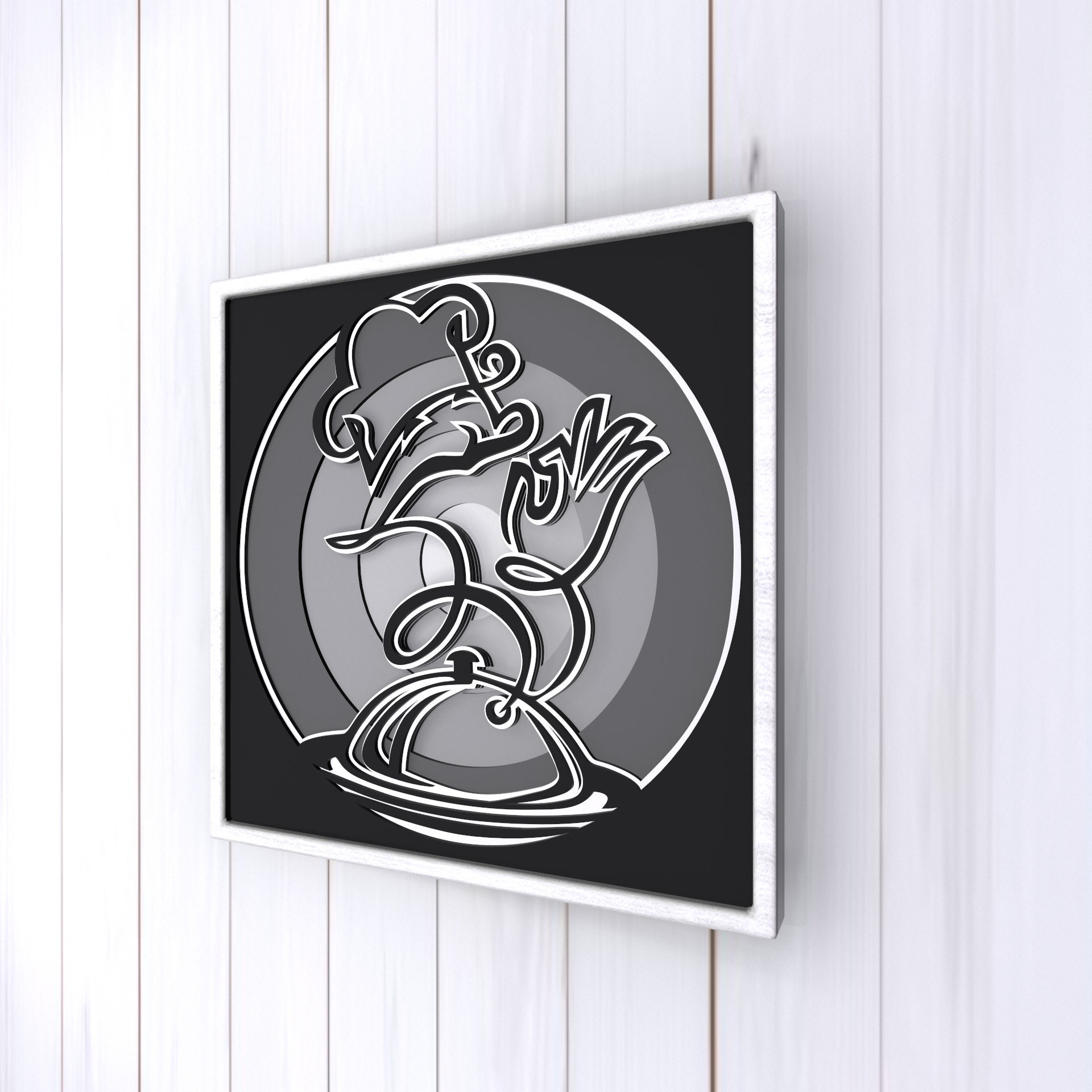 Cook 3D Mandala Svgmultilayer Panel for Laser Cuttingcook - Etsy