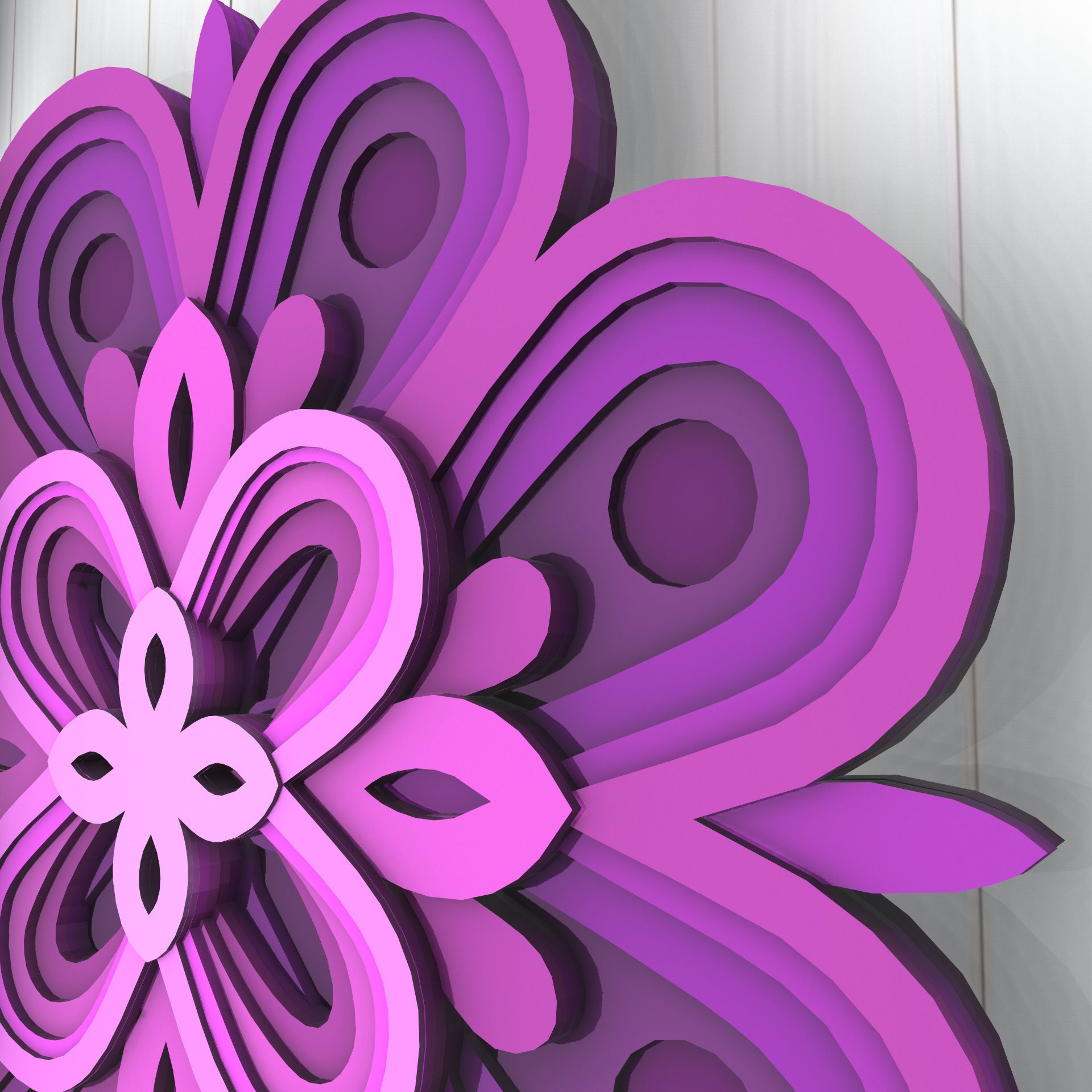 Circle 3D Mandala Svg Files Multilayer Panel for Laser - Etsy