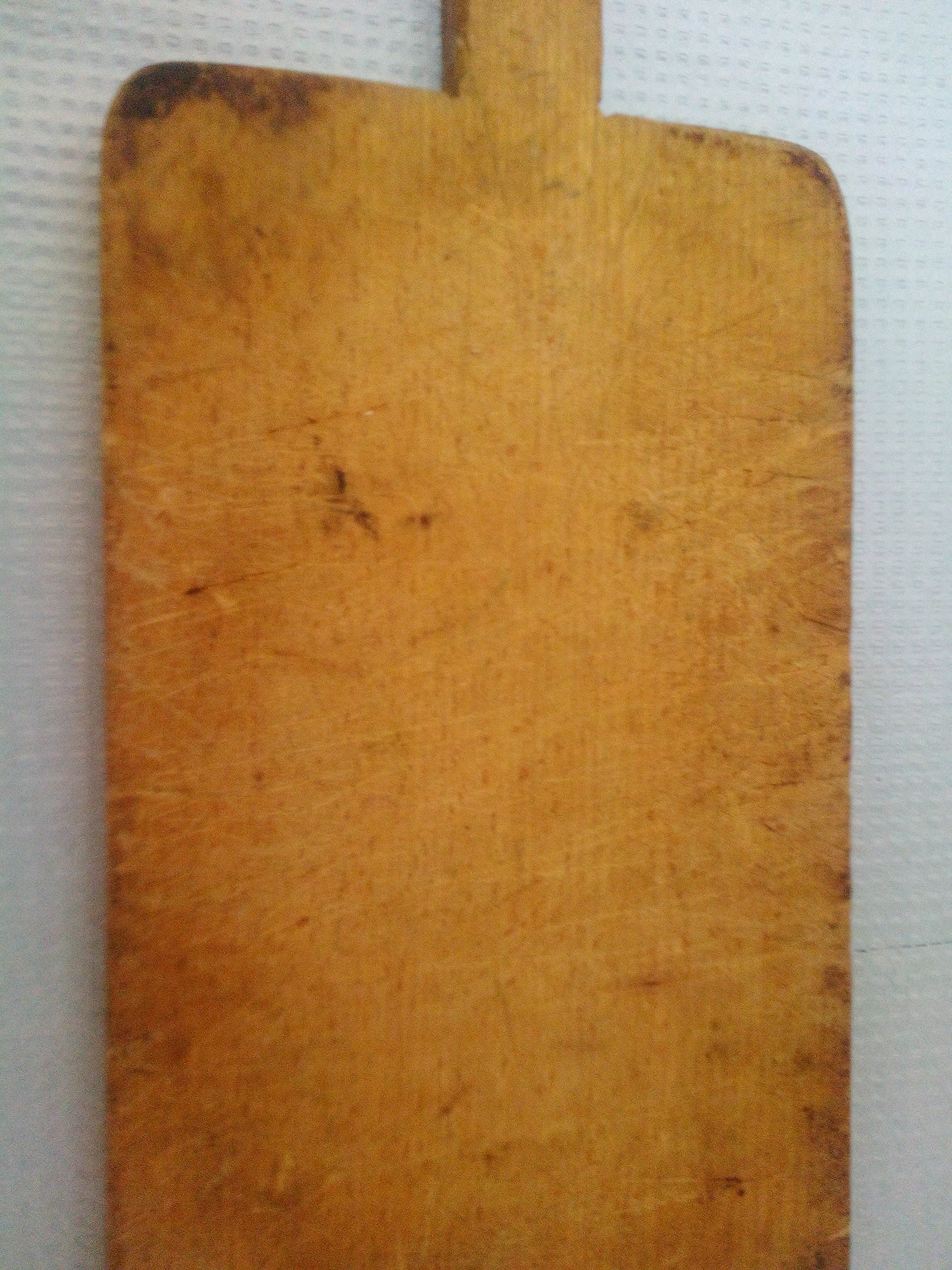 Antique Primitive Vintage Wood Bread Cutting Board Scoop Shovel Plate ...