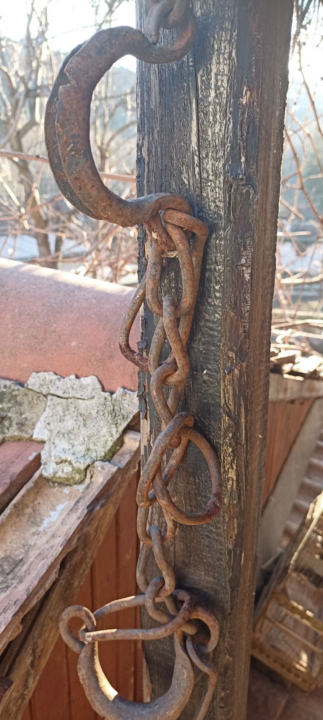 Antique Primitive Hand Wrought Horse Training Hobbles Ranch Stable ...