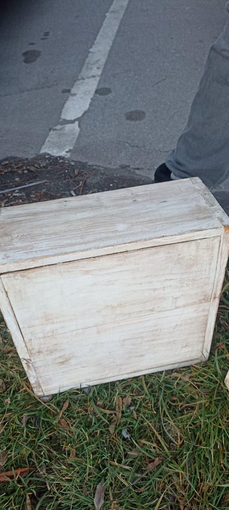 Antique Vintage Wooden Medical Box First Aid Chest Cupboard Shelf ...