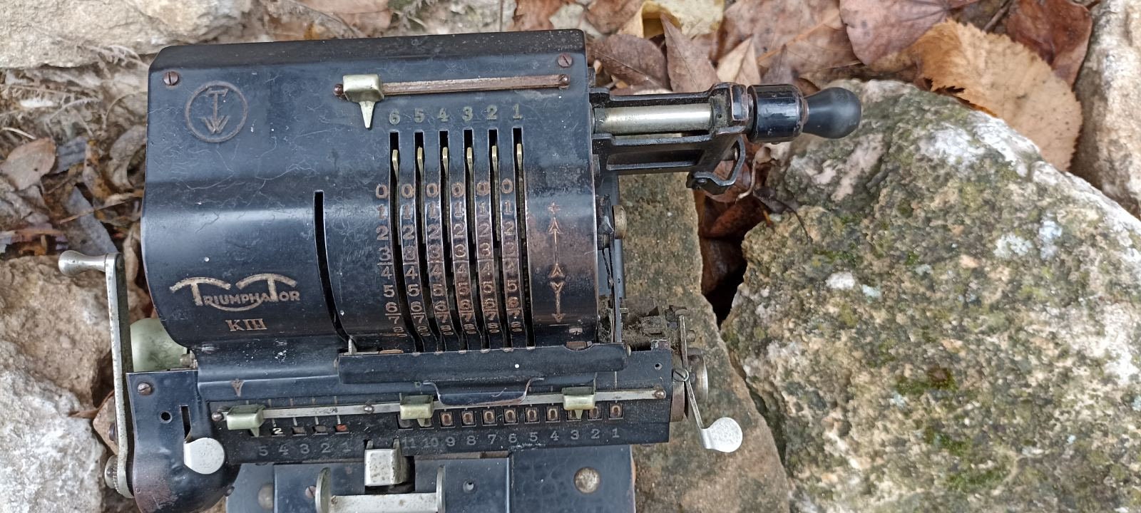 Antique Old German Pinwheel Calculator Machine Triumphator K III - Etsy