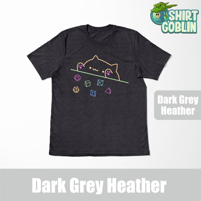 Neon Dnd Cat Shirt Dungeons and Cats Dungeons and Dragons - Etsy