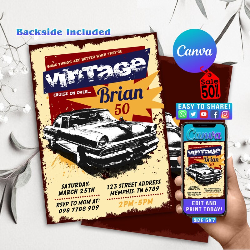 Classic Invitation - Etsy