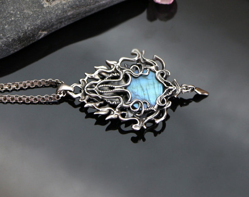 Pendant Necklace Digital 3D Model for a Cabochon - Zbrush Jewellery ...