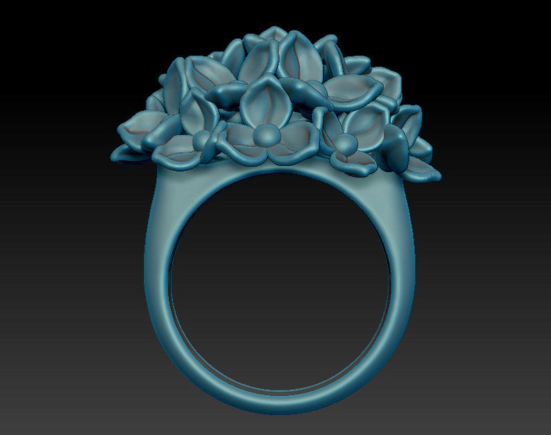 Ring 3D Model. Stl File Ready to Print. Ring in the Form of a - Etsy