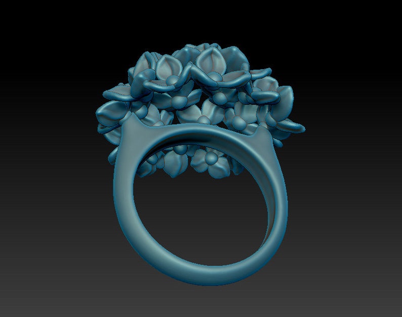 Ring 3D Model. Stl File Ready to Print. Ring in the Form of a - Etsy