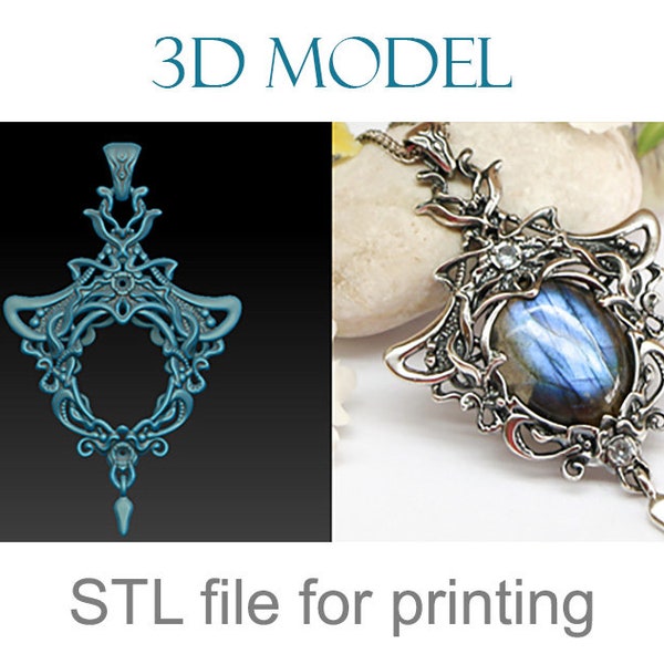 3d Pendant - Etsy