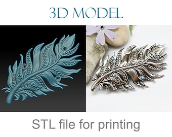 Feather Stl - Etsy