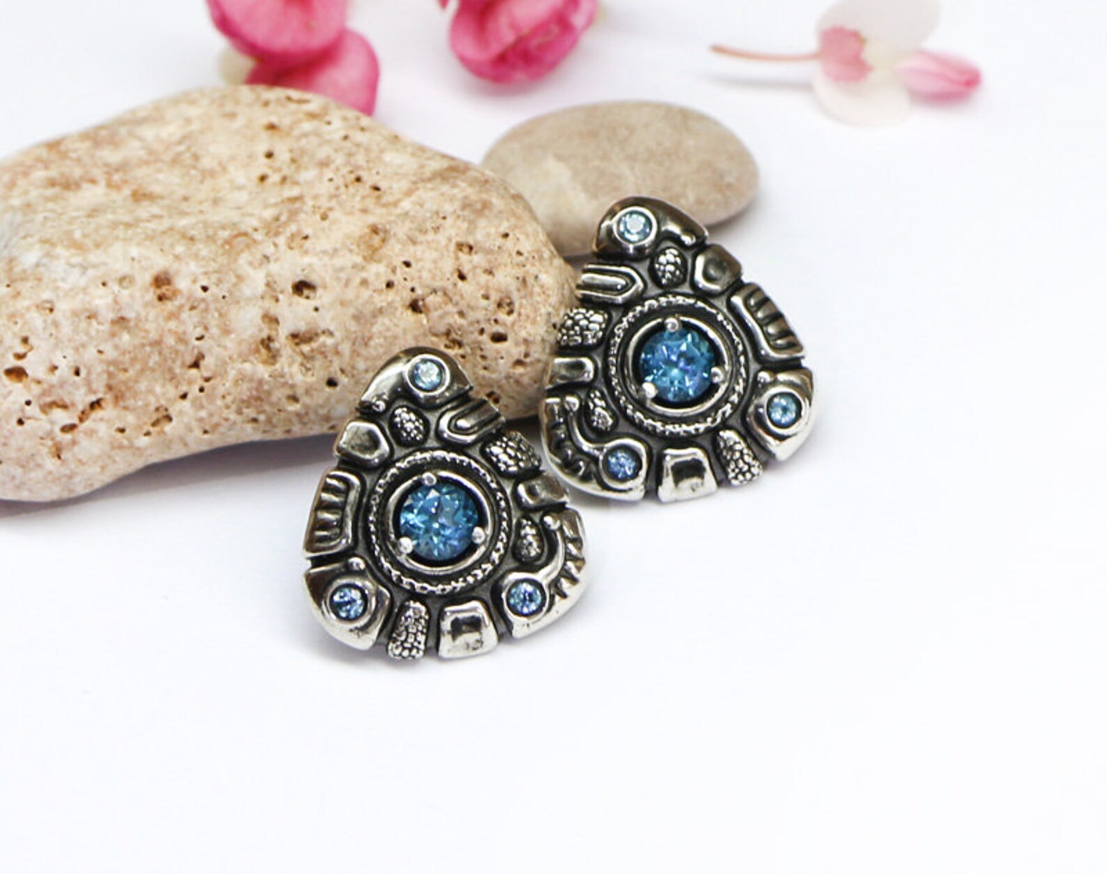 Earrings Digital 3d Model for Downloading and Printing. - Etsy