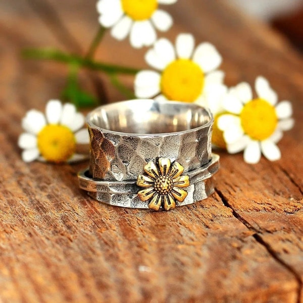 Gold Spinner Ring - Etsy