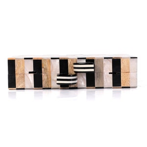 Wooden Inlay Acrylic Clutch Bag for Women Indian Artisian - Etsy