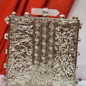 Abalone Sea Shell Inlaid Brass Clutch Bag Original Pāua Bag - Etsy