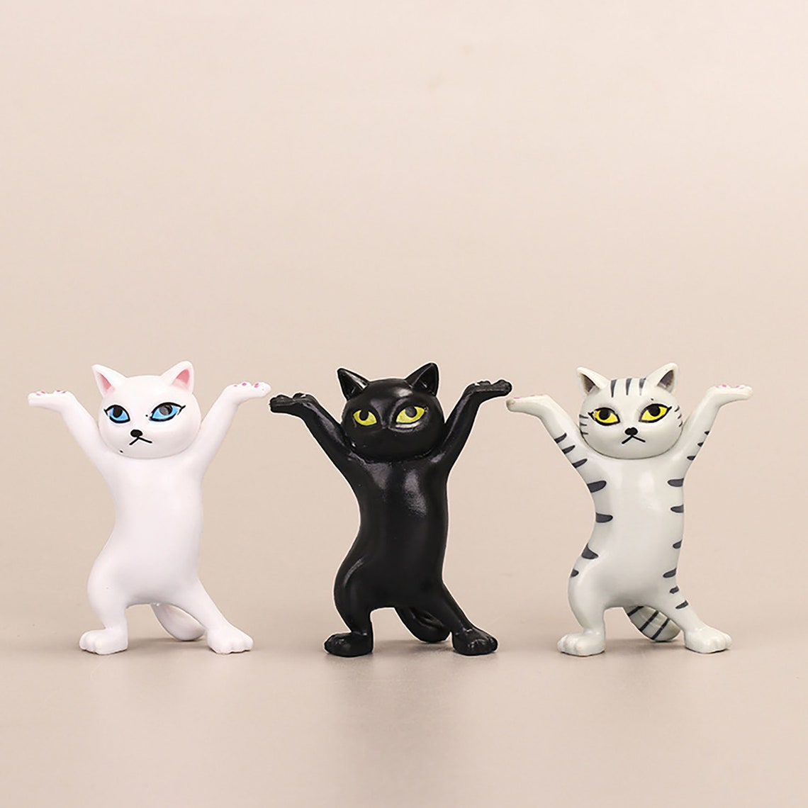 5pcs/set Sassy Cat Figure Holder Hold All Kinds of Small Items | Etsy