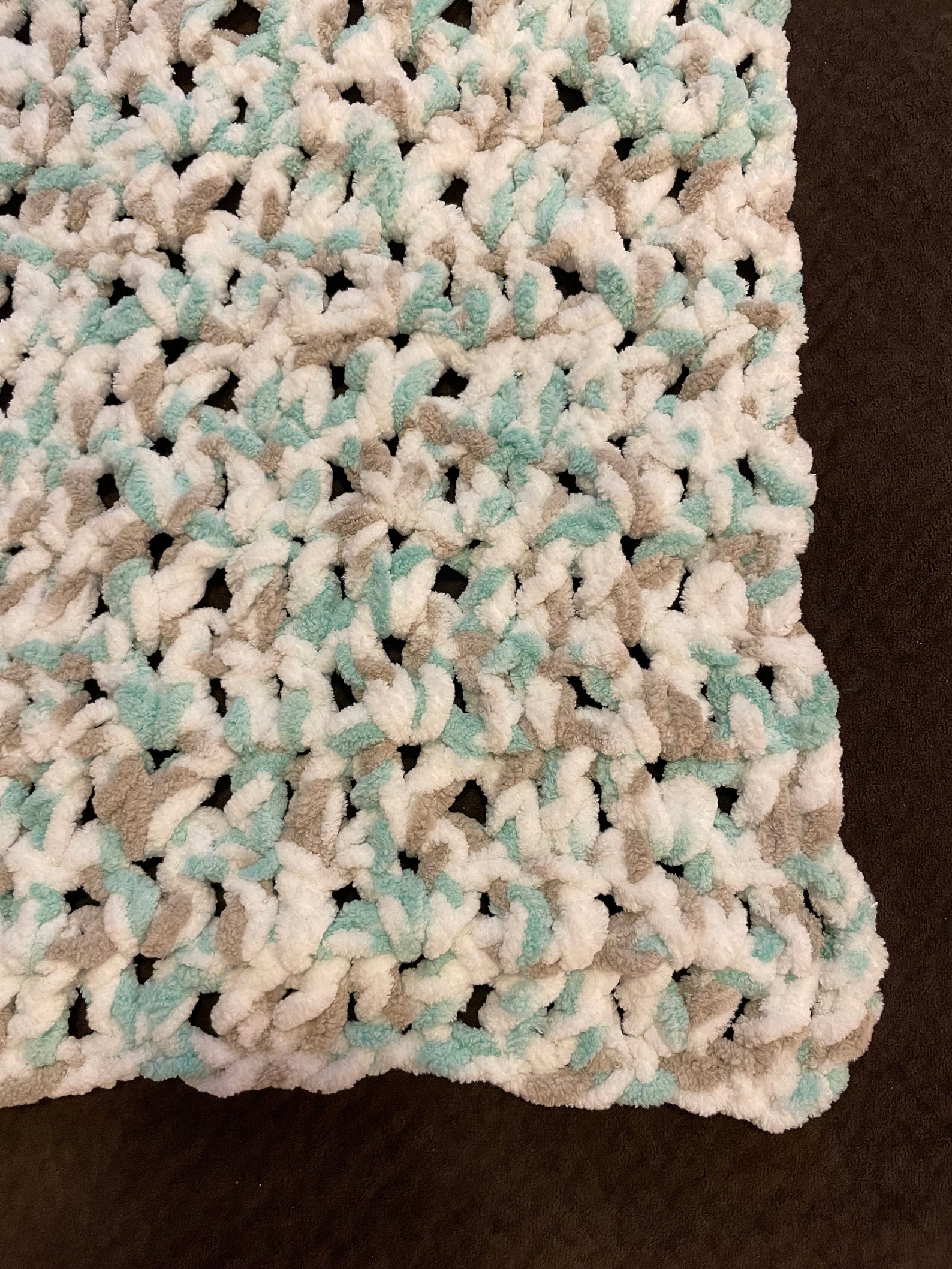 Soft Bernat Baby Blanket Hand Made With Bernat Blanket Yarn | Etsy