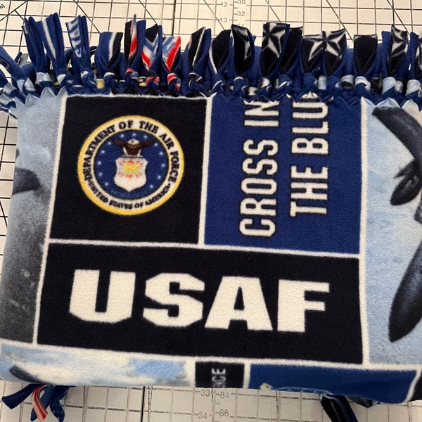 Fleece Air Force Blanket - Etsy