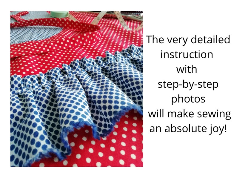 Ruffle Cooking Apron Pattern PDF, Easy Sewing Adult Ruffle Apron for ...