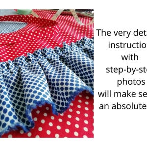 Ruffle Tutorial Sewing Pattern PDF , How to Make Ruffles , Step by Step ...