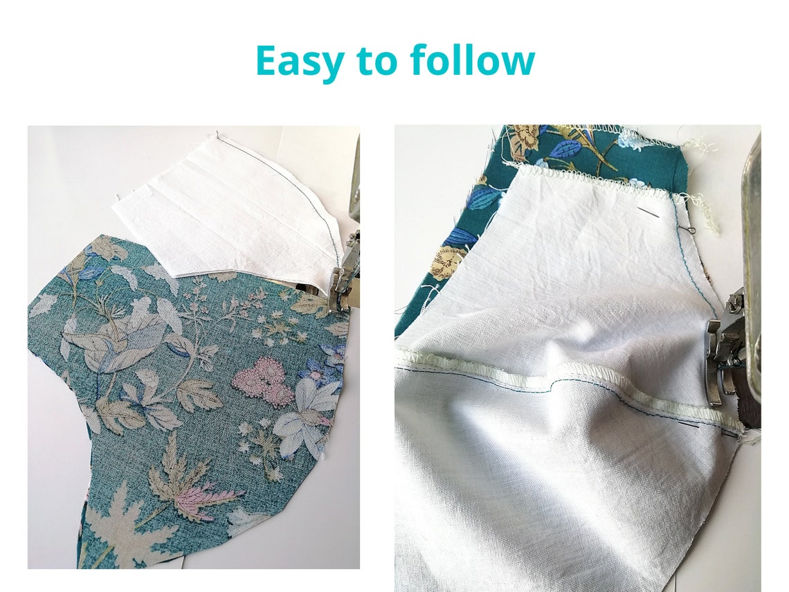 Easy Breathable Face Mask Sewing Pattern , How to Make Face Mask ...