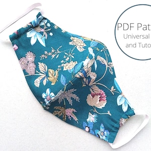 Easy Breathable Face Mask Sewing Pattern , How to Make Face Mask ...