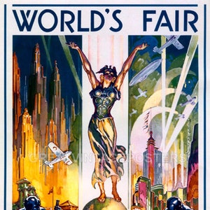 1933 World's Fair Century of Progress Science Chicago City Vintage ...