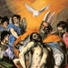 The Holy Trinity Father Son Spirit Christian God Painting by El Greco ...