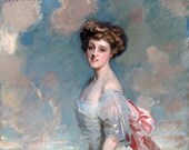 Miss Mathilde Townsend Portrait American Painting by John - Etsy
