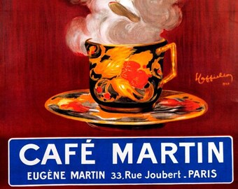 Cafe Martin Poster - Etsy