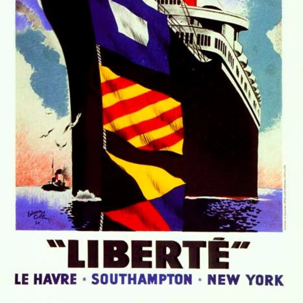 Transatlantic Cruise Poster - Etsy