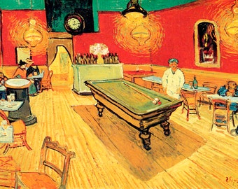 Van Gogh Pool Table - Etsy